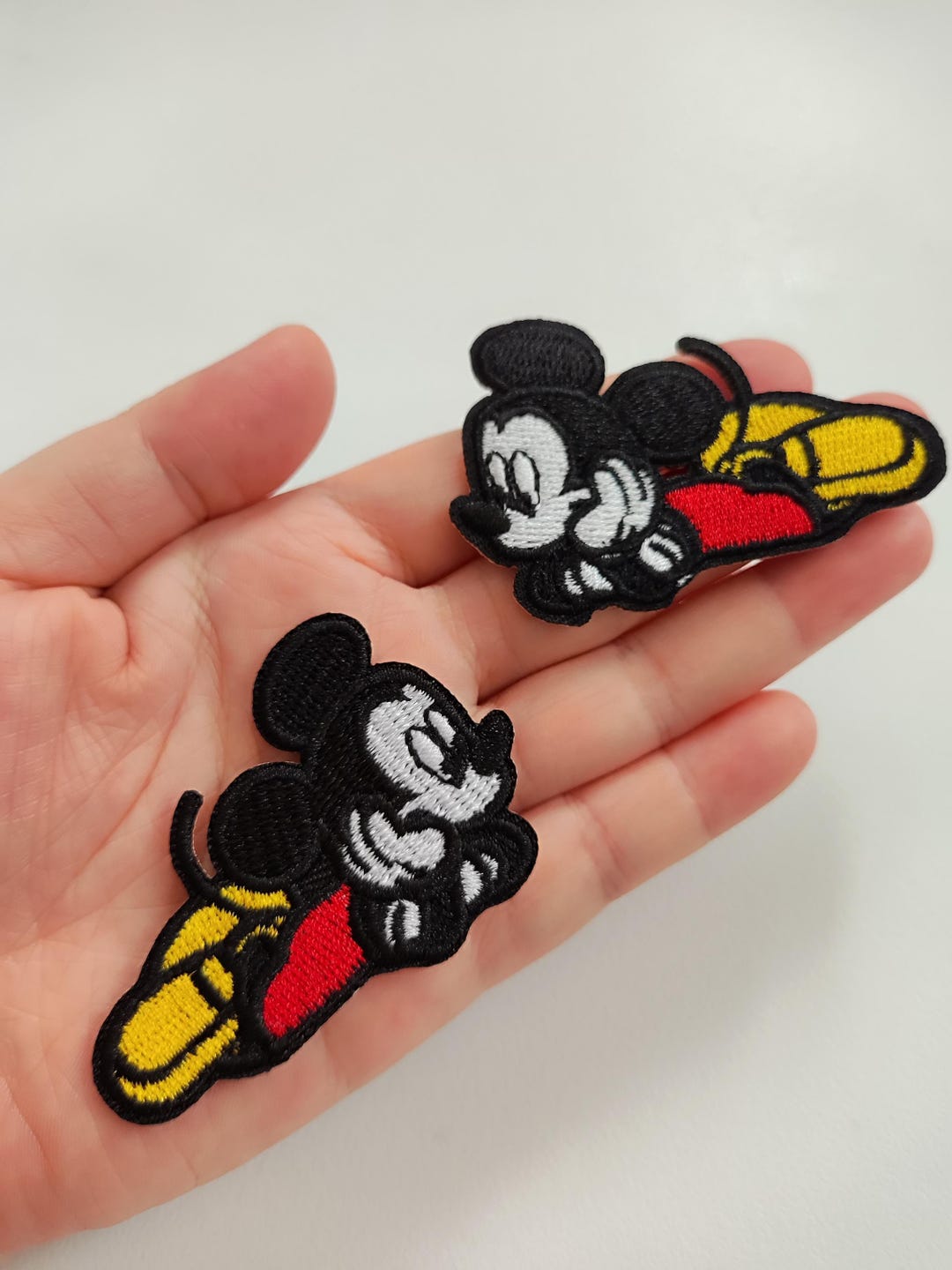 A Pair of Cartoon Iron on Embroidered Applique Patch,cartoon Patch for ...