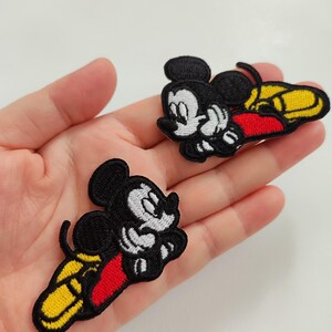 A Pair of Cartoon Iron on Embroidered Applique Patch,cartoon Patch for ...