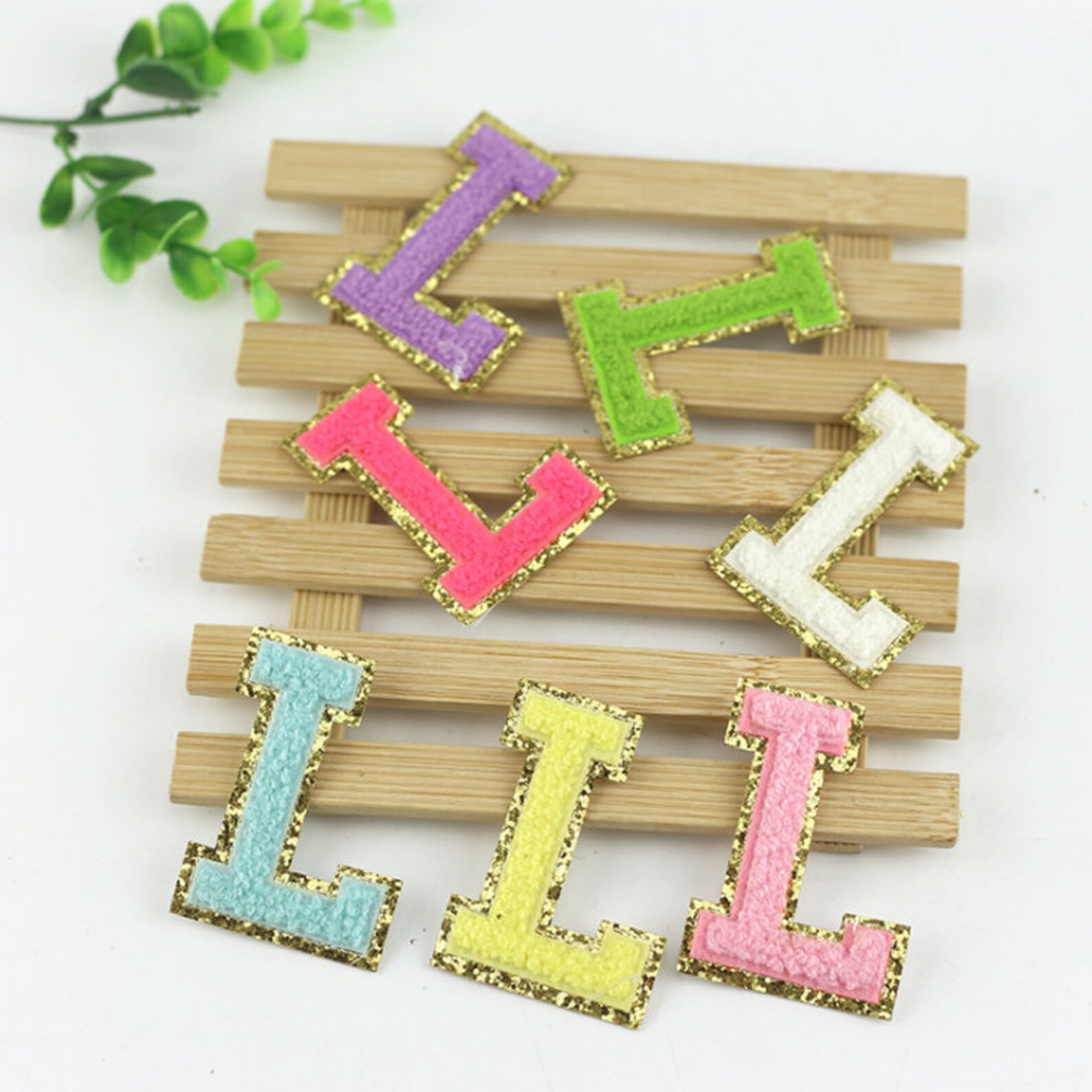 Colorful Embroidered Letter Iron on Applique Patchembroidery - Etsy