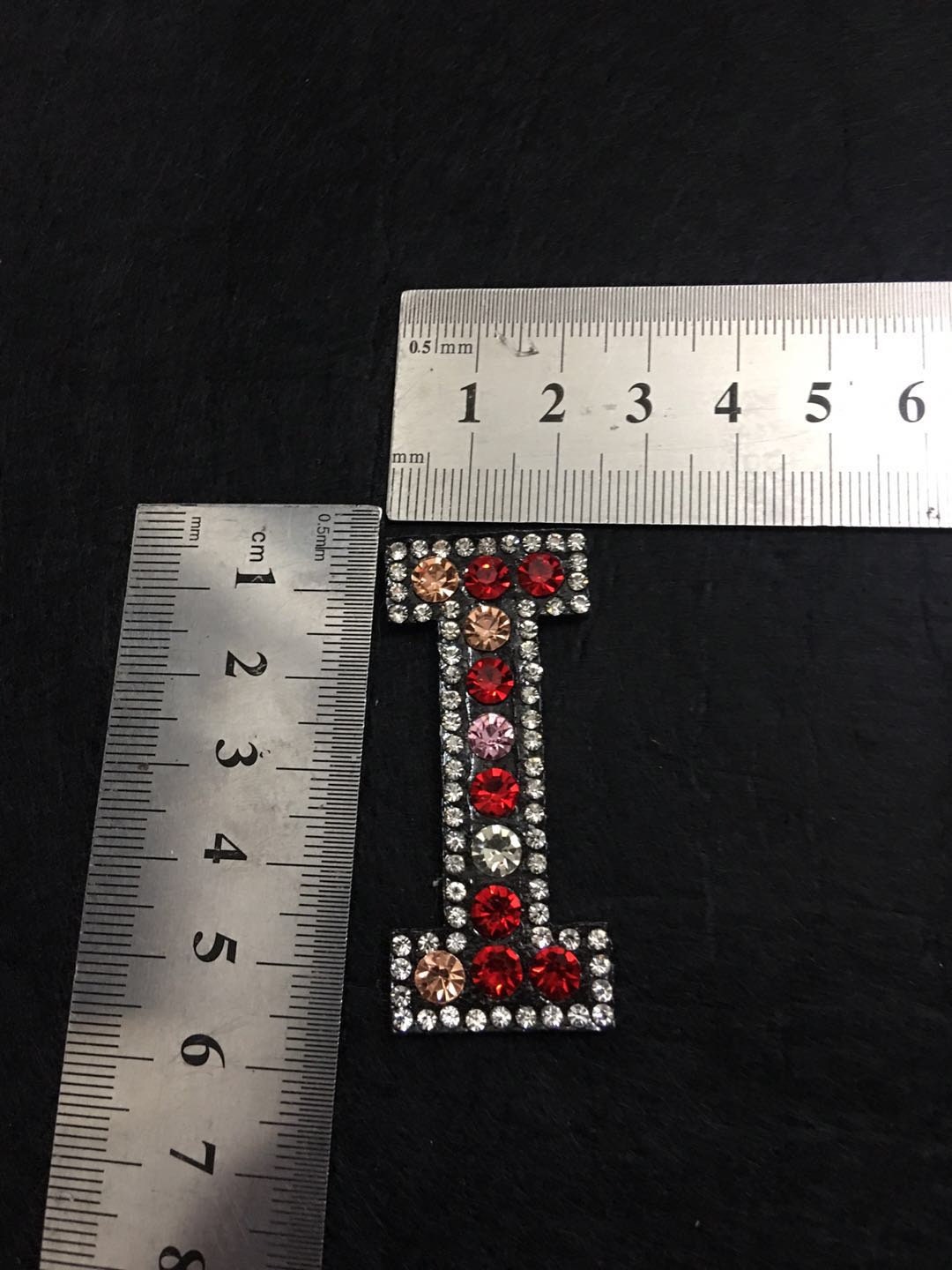 Colorful Diamond and Rhinestone Letters Iron on Applique - Etsy