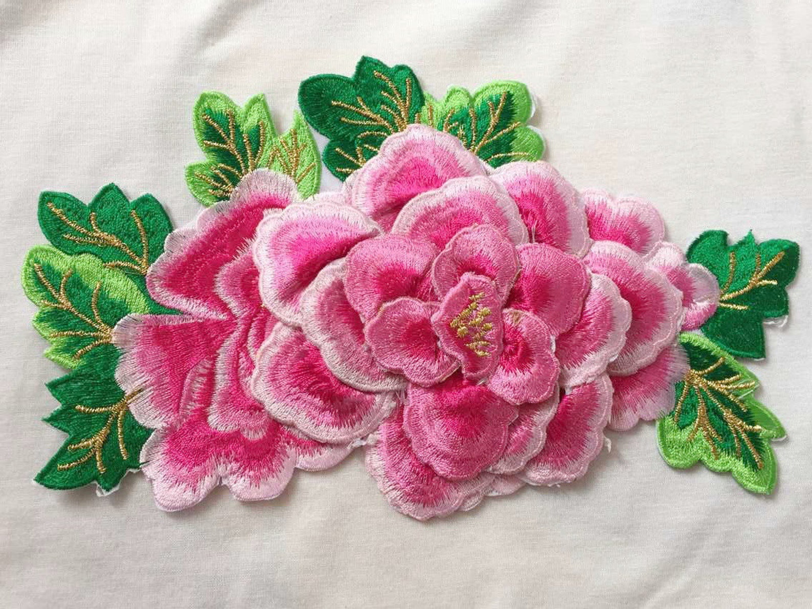 Delicate Embroidered Flower Applique Patchvintage 3D Floral - Etsy