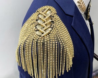 Gold Shoulder Pad - Etsy