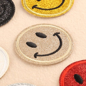 13 Pieces Smiles Embroidered Applique Patch,embroidery Smile Patch for ...