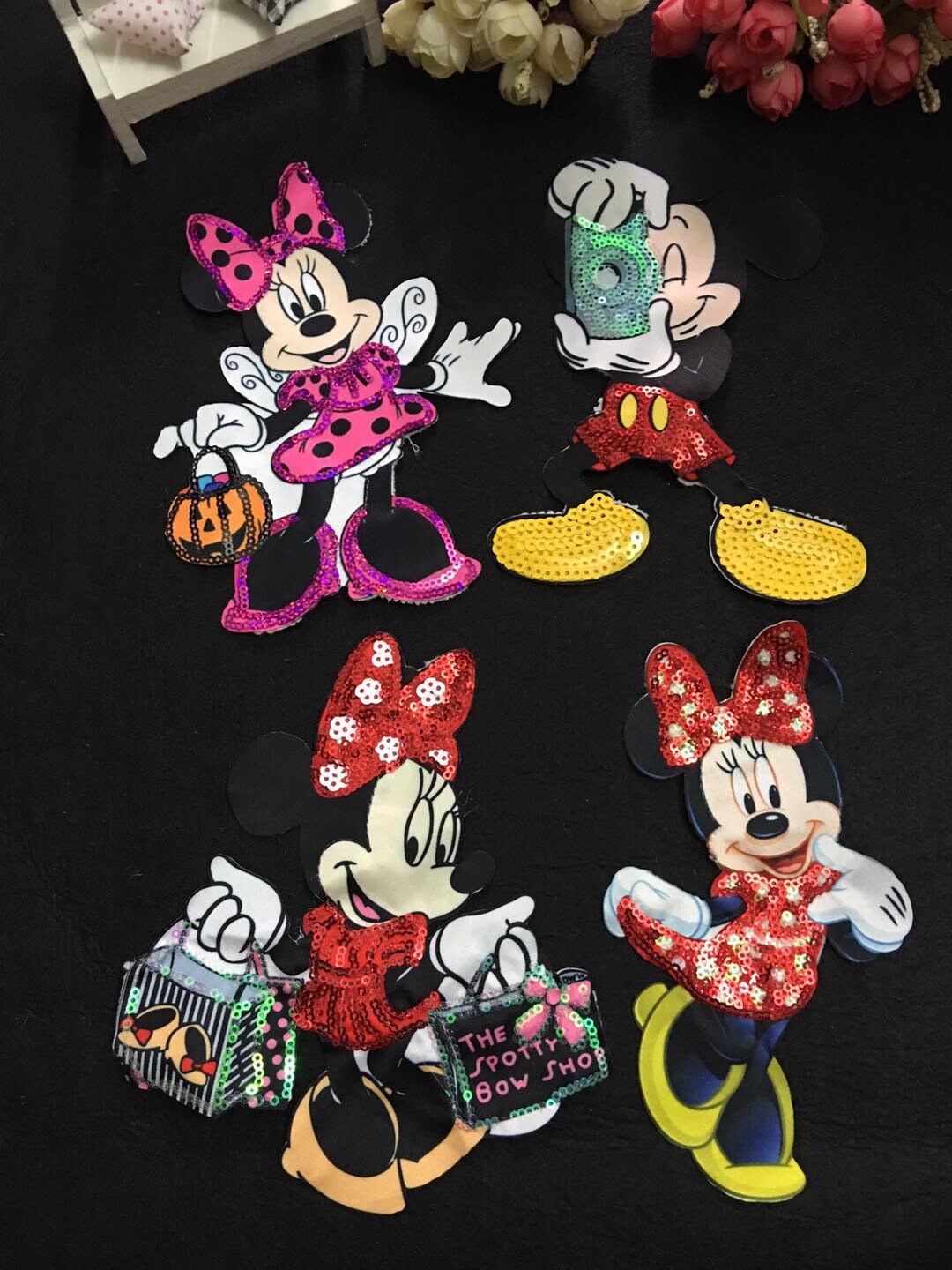 Cartoon Sequined Applique Patch,paillette Patch,sequins Patch Supplies ...