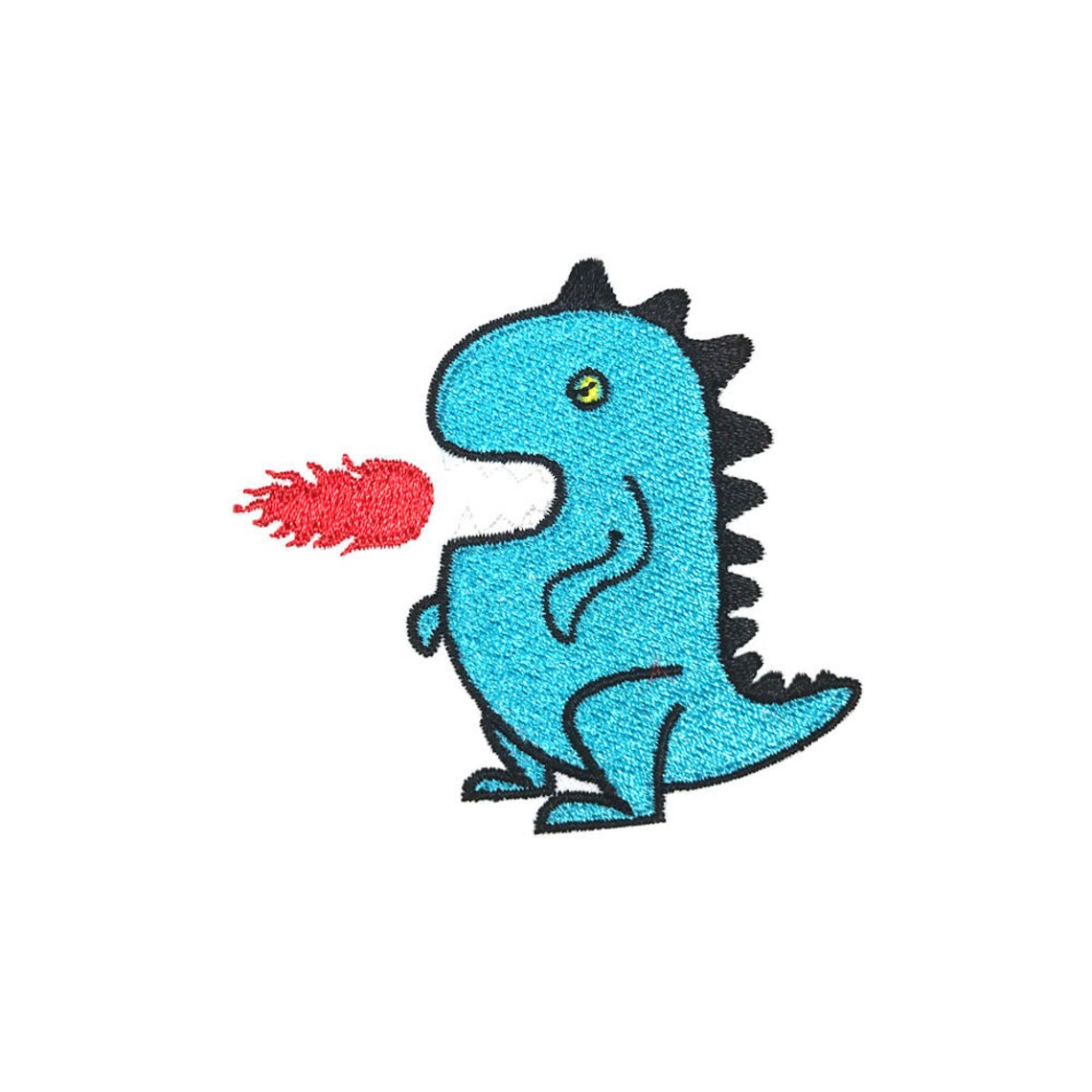 Godzilla Embroidered Iron on Patchembroidery Cartoon Patches | Etsy