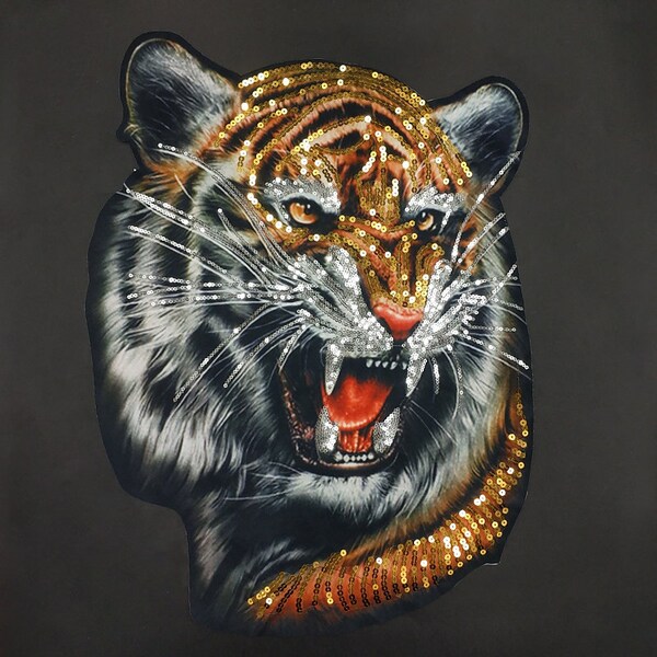 Sequin Tiger Shirt - Etsy