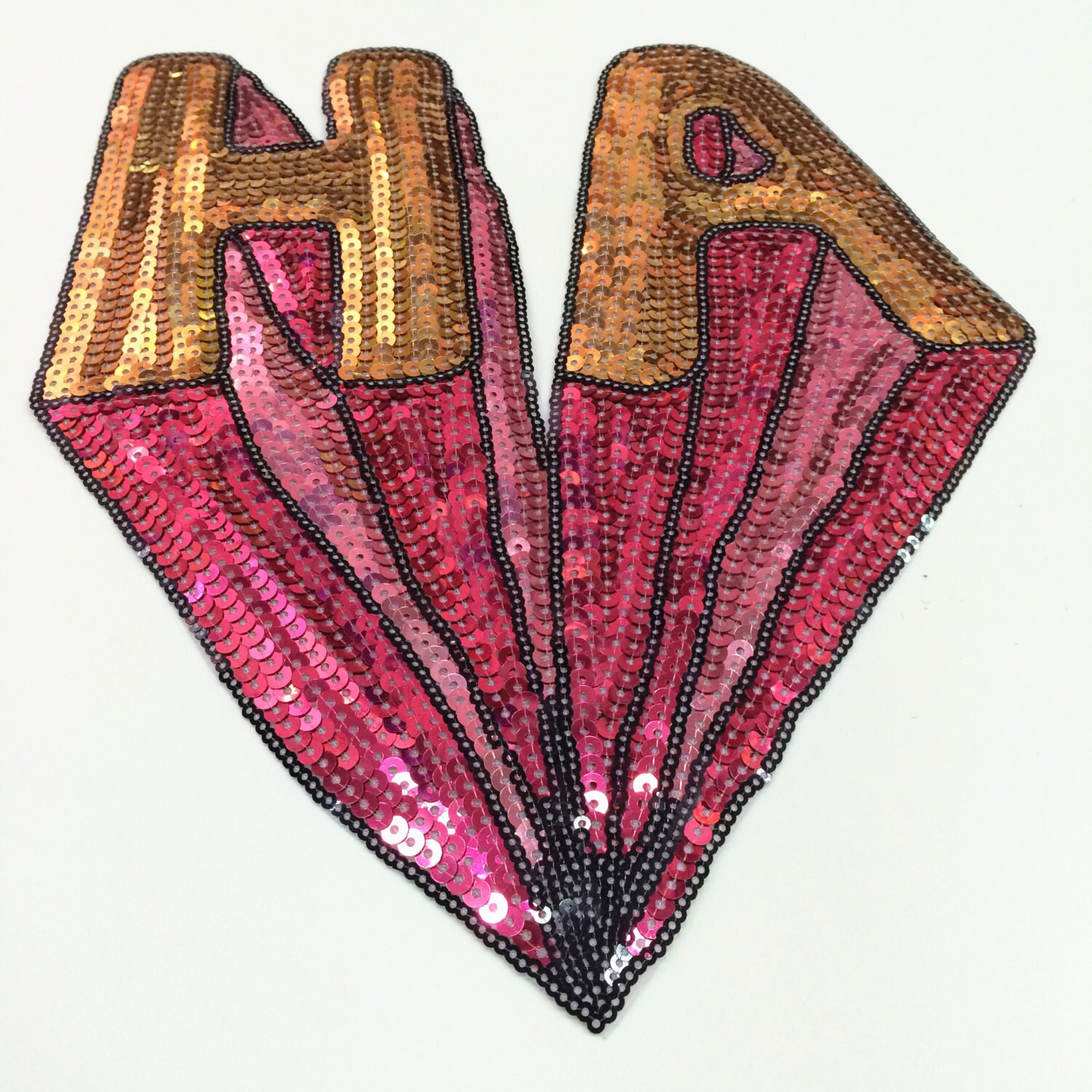 HA Letters 3D Sequined Applique Patchpaillette Patchsequins - Etsy