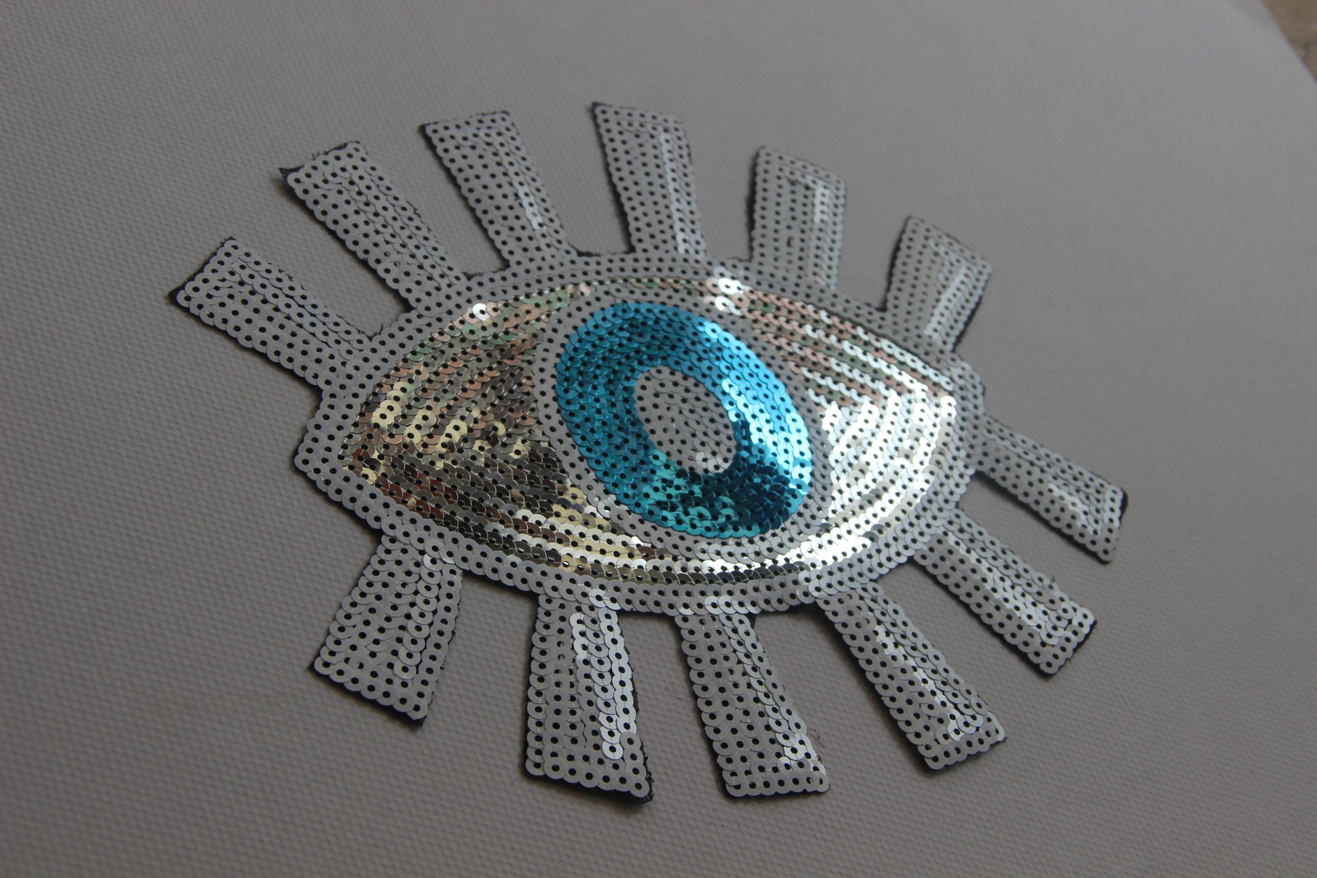 Delicate Eye Sequined Applique Patchpaillette Patchsequins - Etsy
