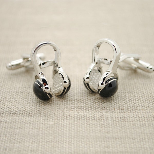 Headphone Cufflinks - Etsy