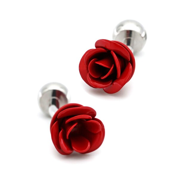 Red Cufflinks - Etsy