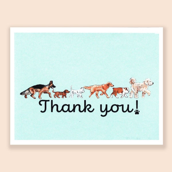 Pet Thank You Cards - Etsy
