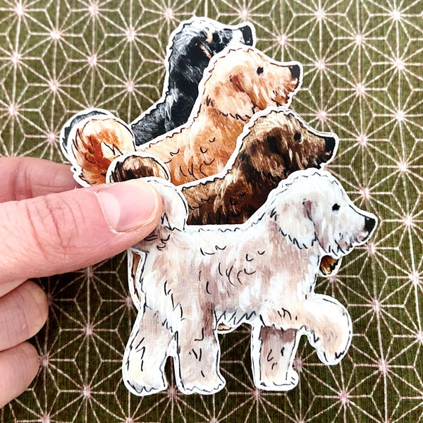 Golden Doodle Stickers - Etsy