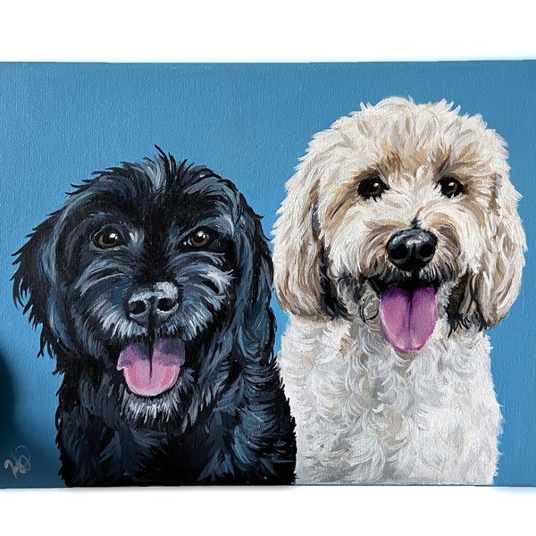 Paintings of Dogs - Etsy