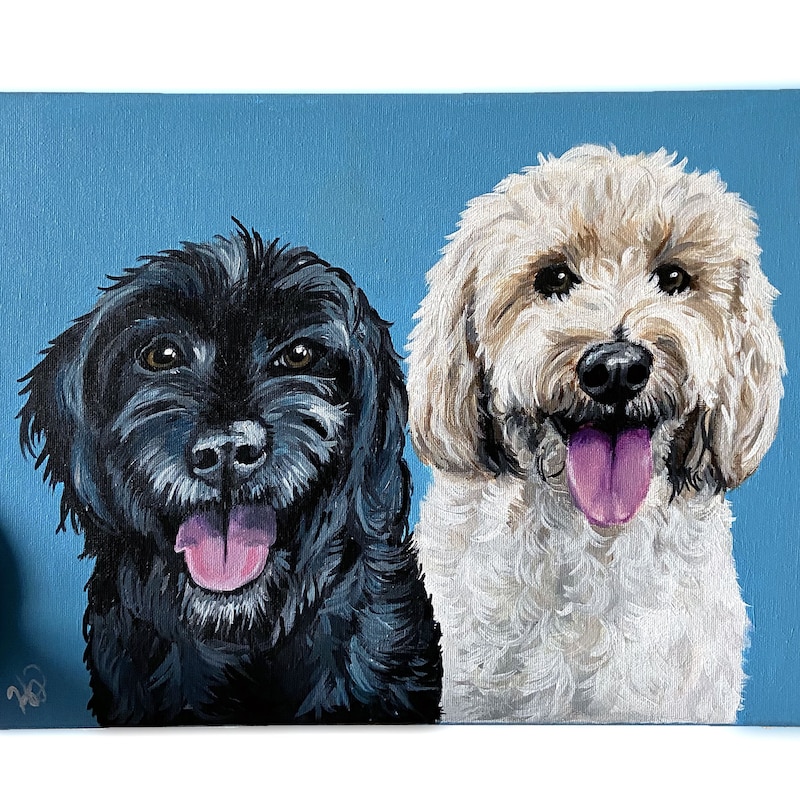 Paintings of Dogs - Etsy
