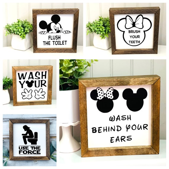 Disney Signs Disney Wood Sign Disneyland Wood Sign Mickey - Etsy UK