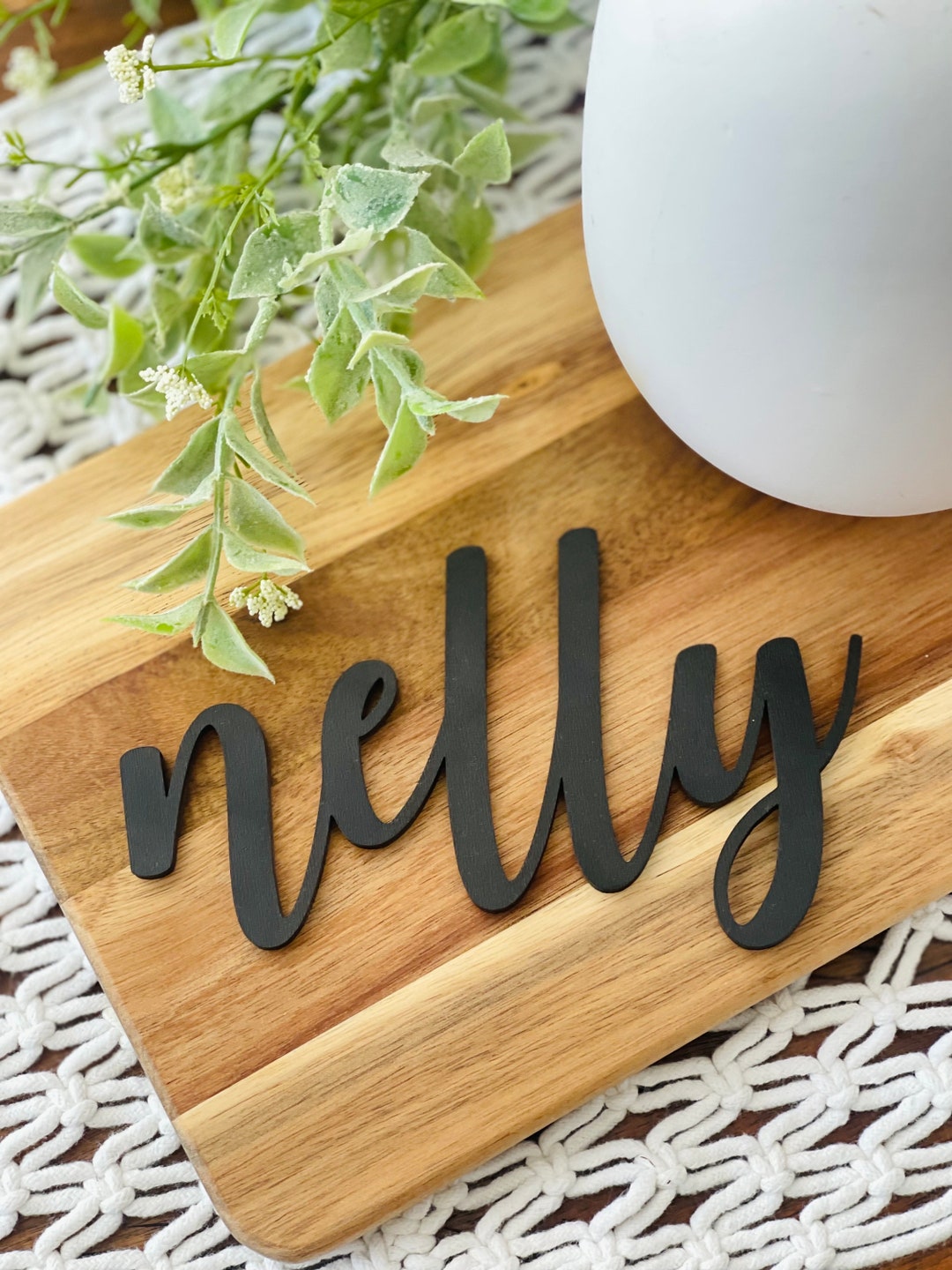 Personalized Dinner Name Tags. Seating Names Tags. Black Wedding Tags ...