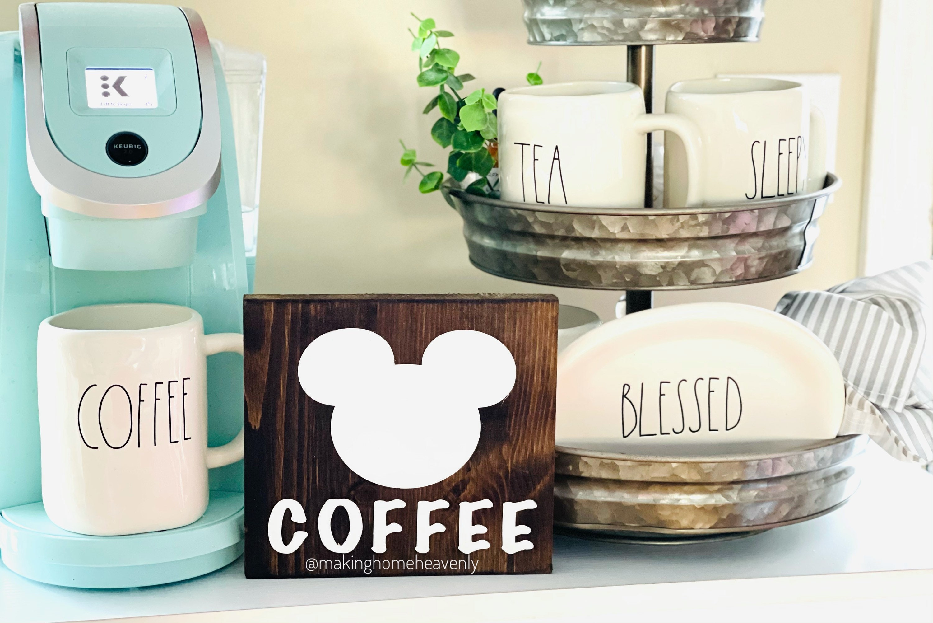 Coffee Disney Sign Mickey Inspired Coffeecoffee Sign Disney - Etsy UK