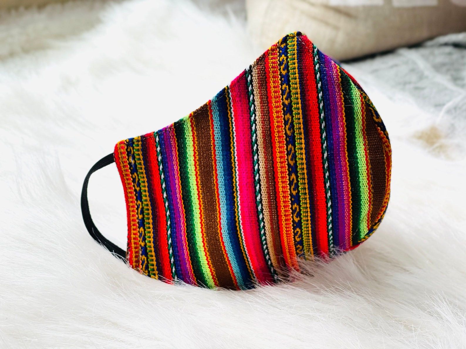 Peruvian Face Mask Peruvian Manta Mask Authentic Peruvian | Etsy
