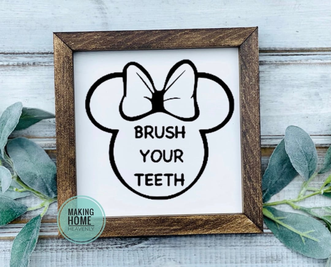 Disney Brush Your Teeth Disney Toothbrush Mickey Brush Your Teethdisney ...