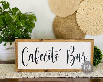 Cafecito Bar Sign - Etsy