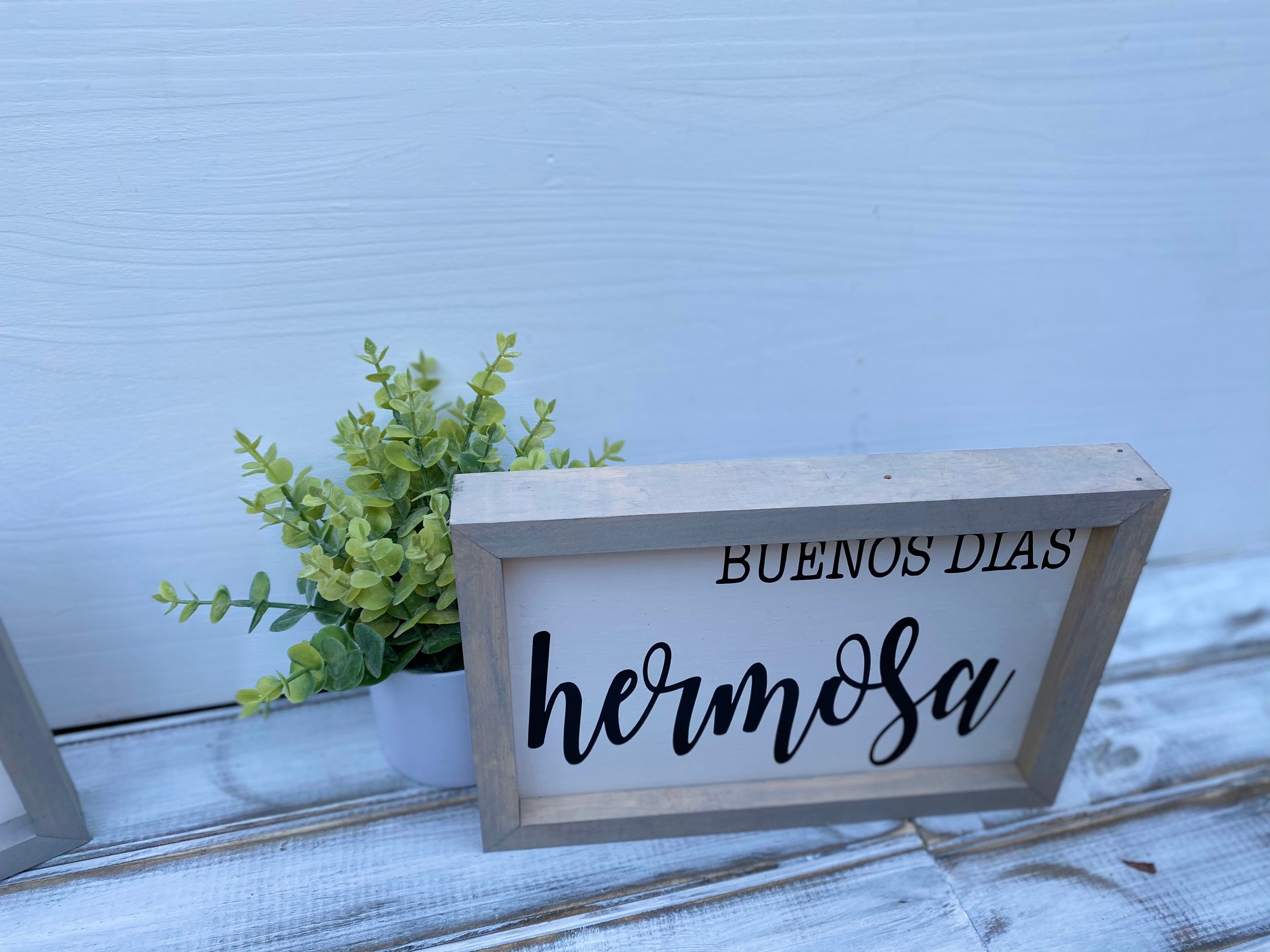 Hola Guapo Sign Buenos Días Hermosa Sign Spanish Sign Set | Etsy