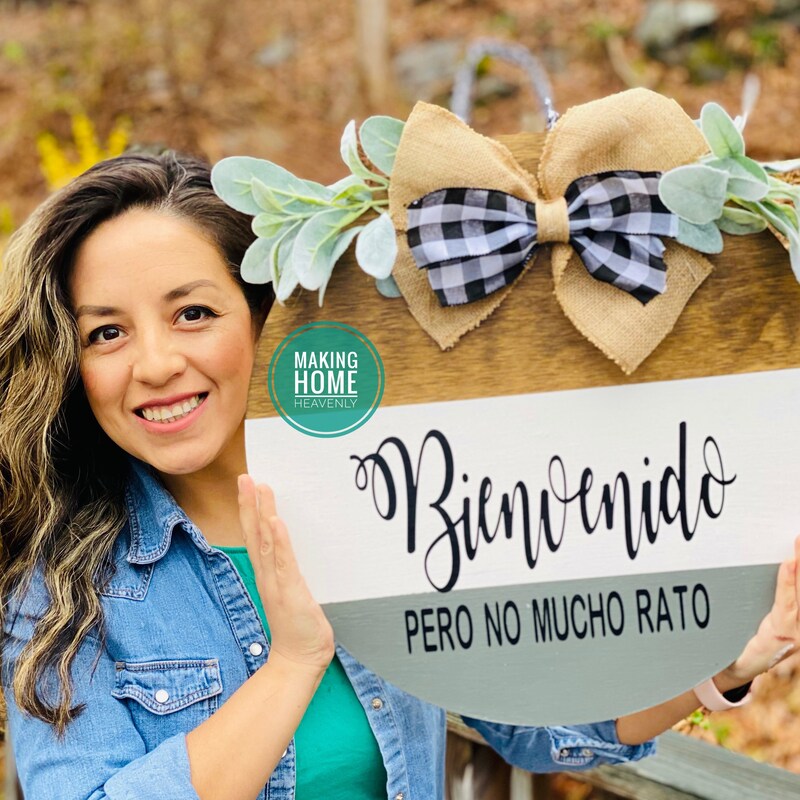 Spanish Welcome Sign - Etsy