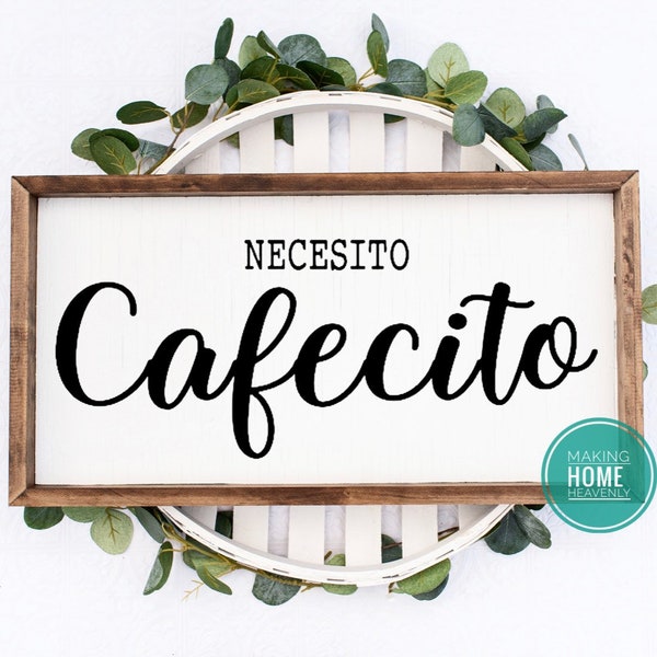 Cafecito Sign - Etsy