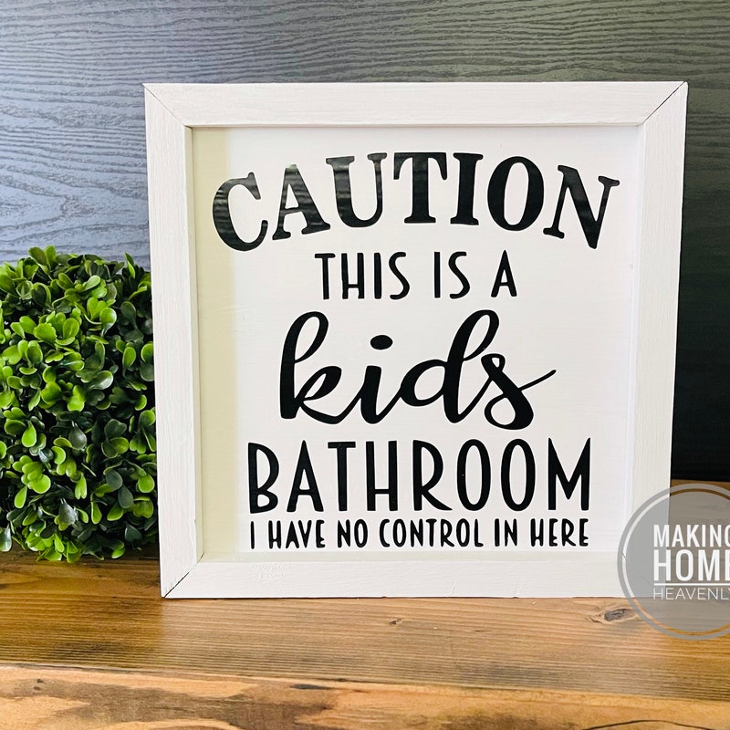 Kids Bathroom Signs - Etsy