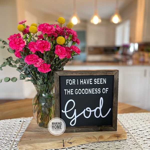 Goodness of God Sign - Etsy
