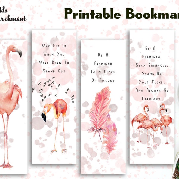 Flamingo Printable - Etsy