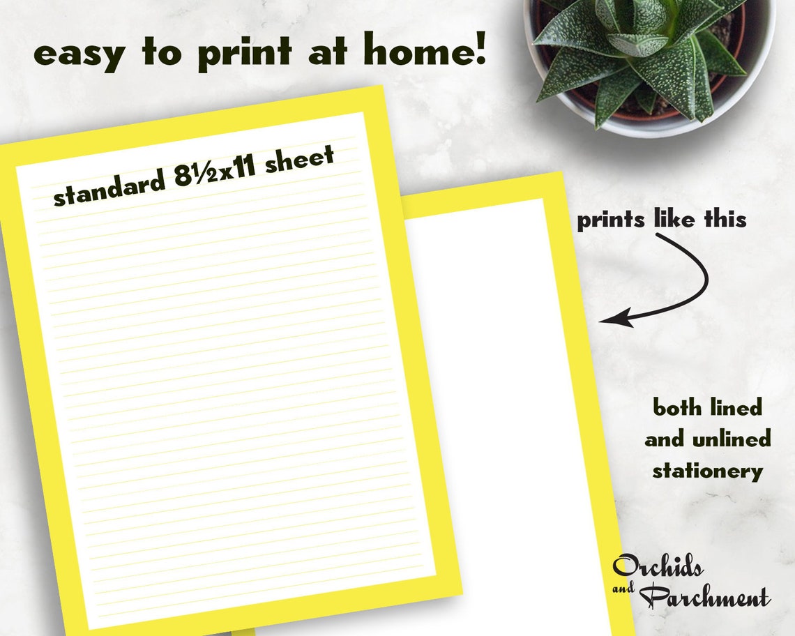 Stationery Pride Colour Palette Letter Writing Paper - Etsy