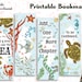 Bookmark Set Ocean Life - Sea Life Bookmarks - Printable - Instant ...