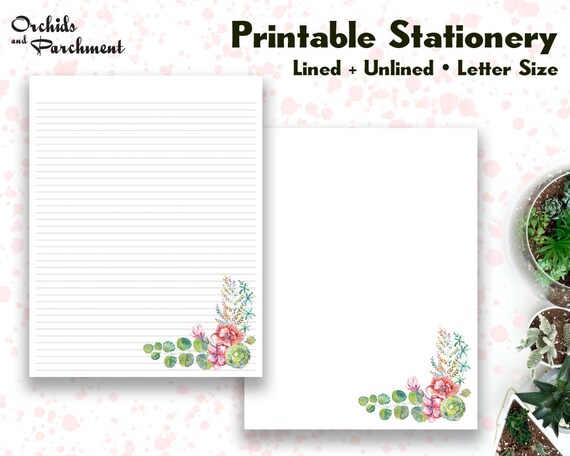 Spring Stationery Paper