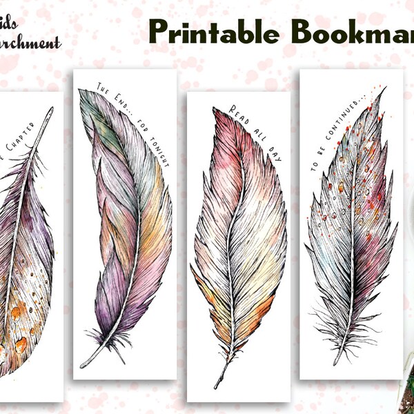 Feather Printable - Etsy