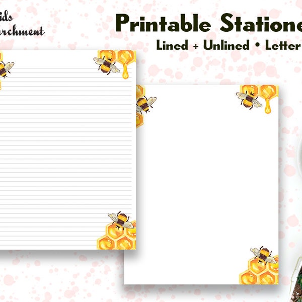 Lined Stationery - Etsy