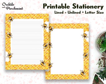 Stationery Orchid Bundle Letter Writing Paper Letter Size 8.5x11 Lined ...