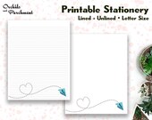 Stationery Blue Paper Airplane Letter Writing Paper Letter - Etsy