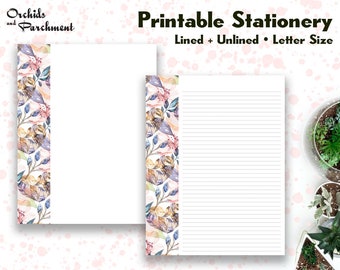 Stationery Honey Bees Letter Writing Paper Letter Size 8.5x11 Lined ...