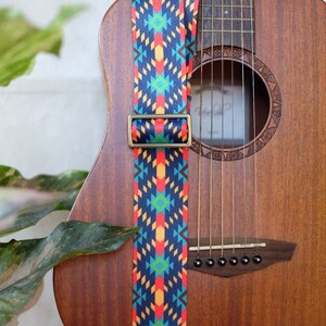 Multicolor Guitar Strap - Etsy