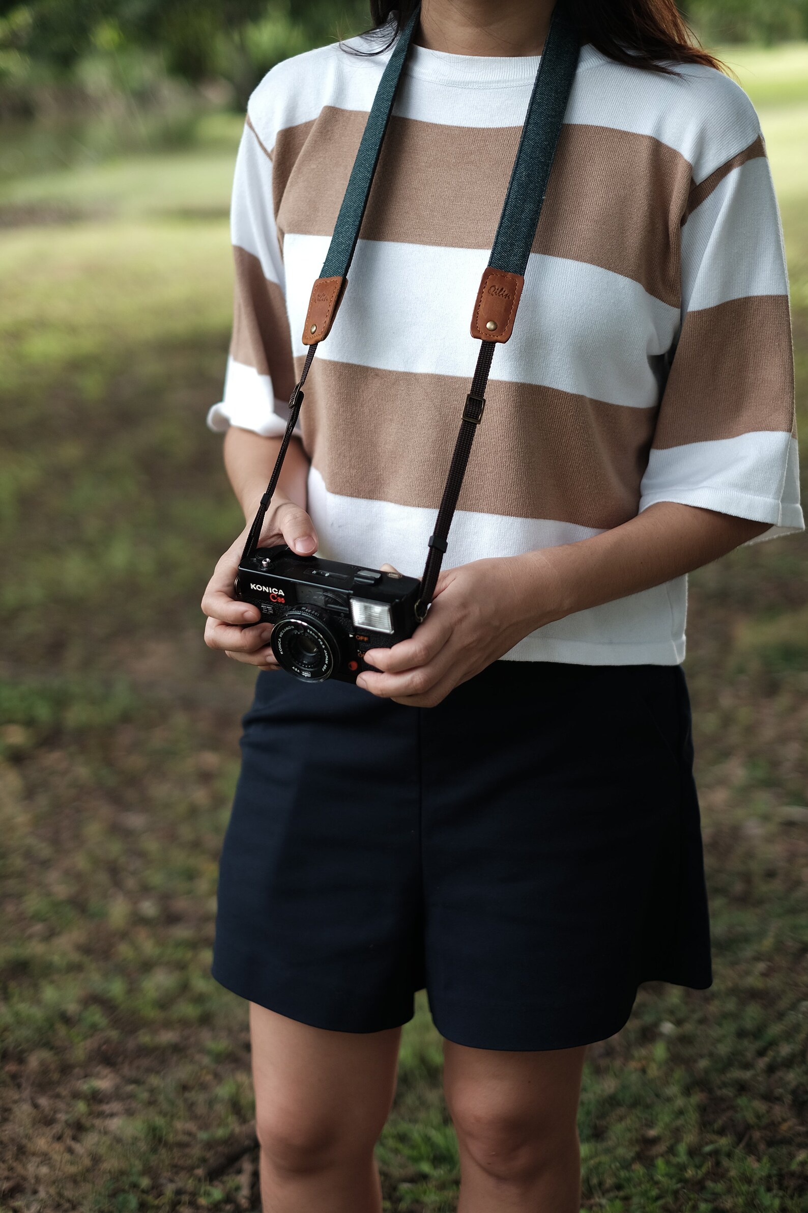 Deep Blue Denim Camera Strap | Etsy