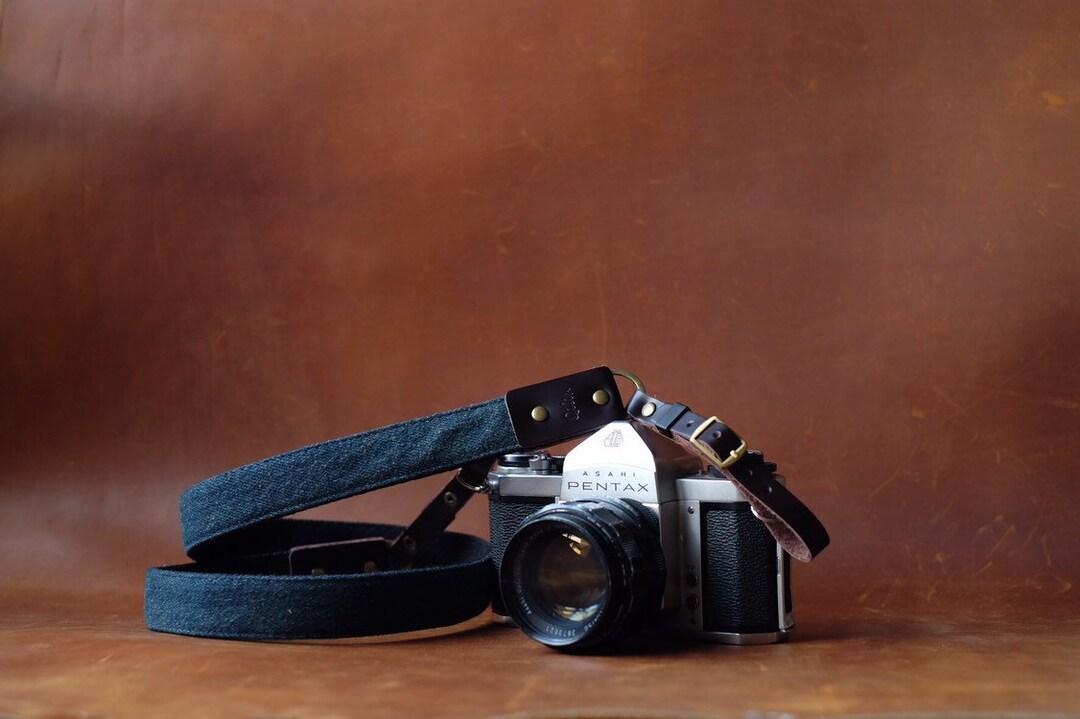 Deep Blue Vintage Camera Strap / Bag Strap - Etsy