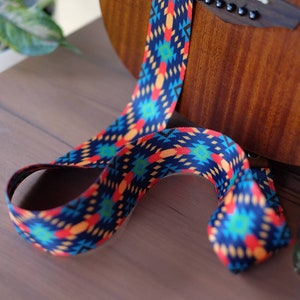 Multicolor Guitar Strap - Etsy