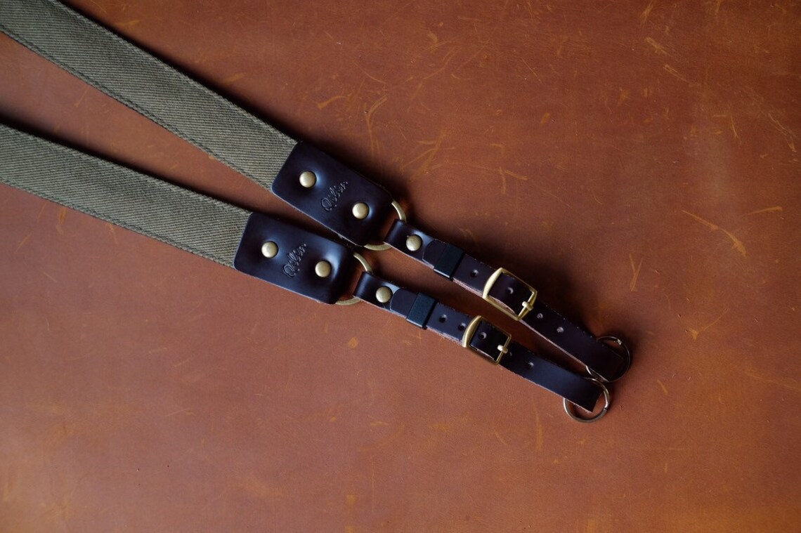 Green Vintage Camera Strap / Bag Strap | Etsy