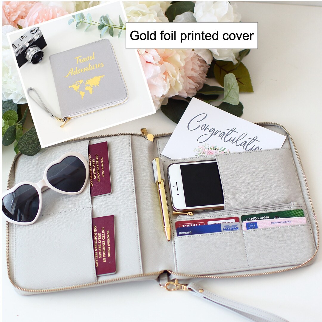 Travel Document Wallet Passport Holder Travel Case Organiser - Etsy