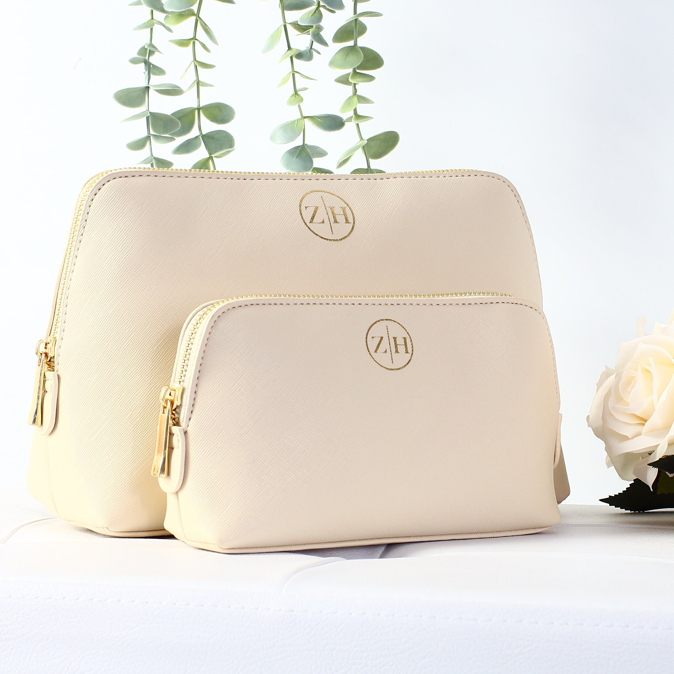 Personalised Gift Faux Leather Cosmetic Bag Toiletry Bag | Etsy UK