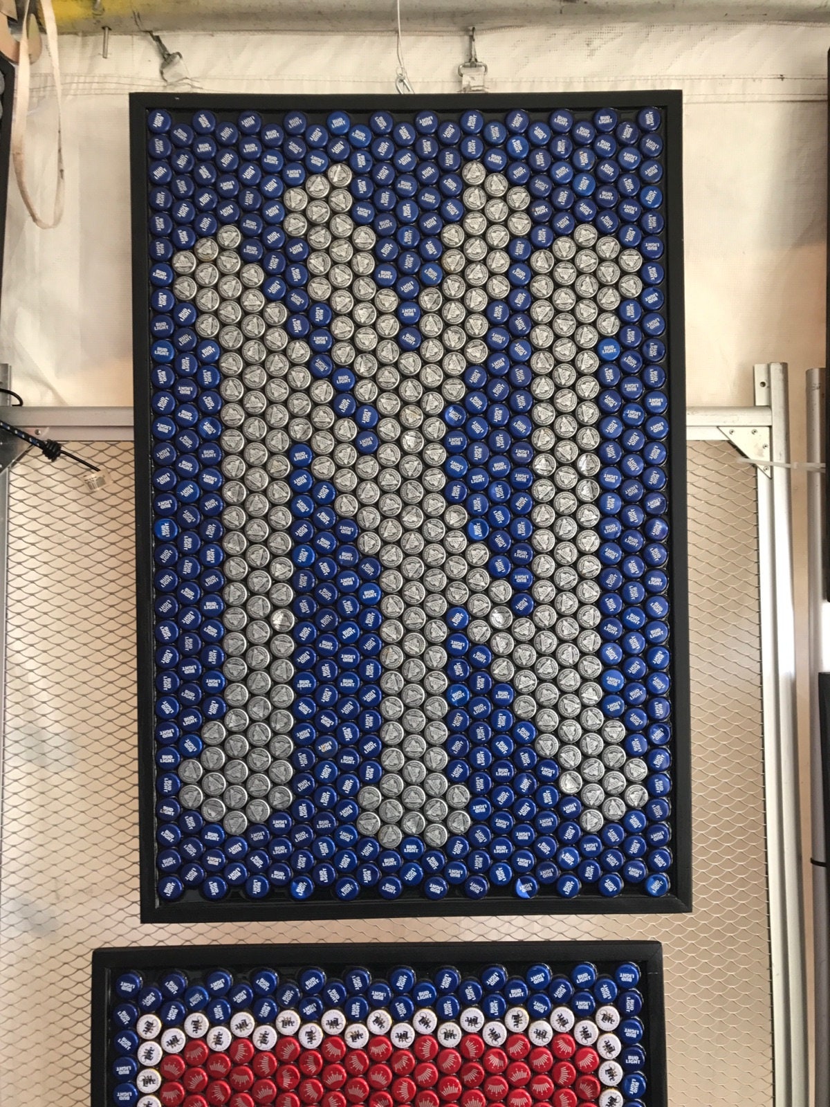 New York Yankees Bottle Cap Sign - Etsy