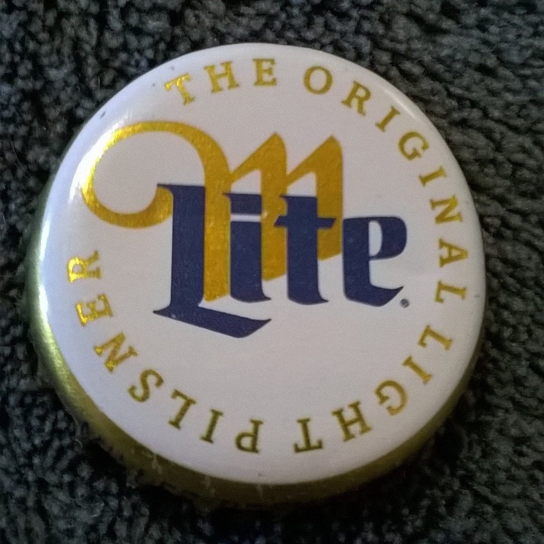 Miller Lite Bottle Caps USED - Etsy