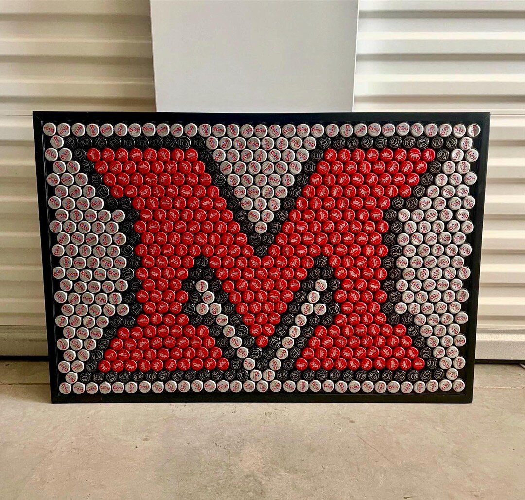 Miami University Redhawks Bottle Caps Sign - Etsy