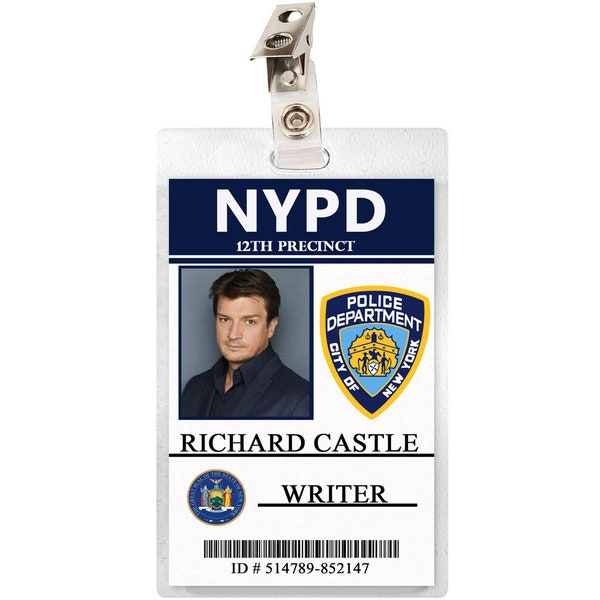 Nypd Id Card - Etsy