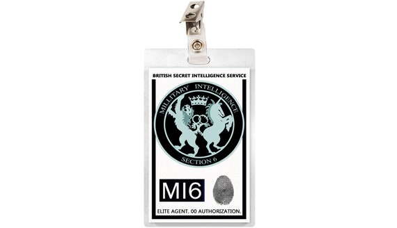 MI6 SIS British Secret Intelligence Agent Service ID Badge, 58% OFF
